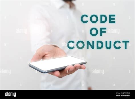 Conceptual Caption Code Of Conduct Business Overview Ethics Rules