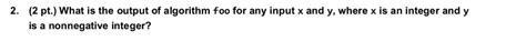 Solved Procedure Foox Y Input X Integer Y Nonnegative