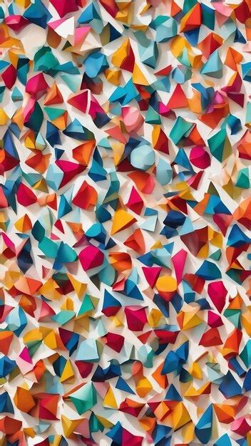 Premium Ai Image Seamless Pattern Of Figures Of Arbitrary Shape On A