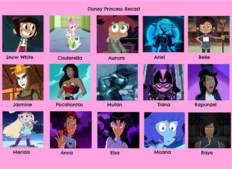 Disney Princess Recast By Isathekittypan On Deviantart