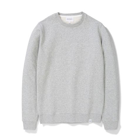 Norse Projects Vagn Classic Crew Neck Sweatshirt Light Grey Melange