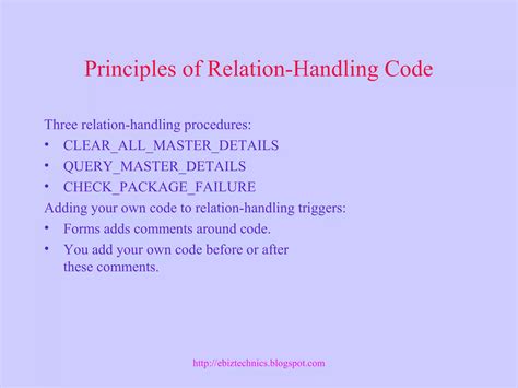 Oracle Forms Master Detail Form Ppt Databases Computer Software And Applications