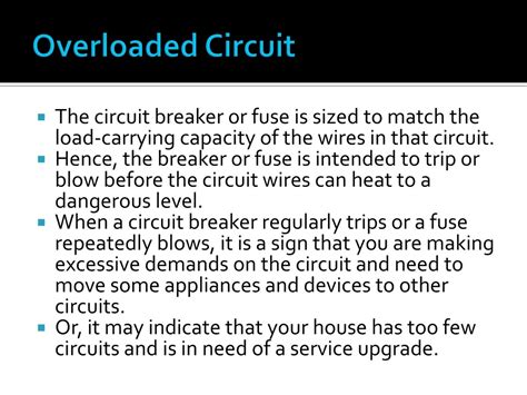 PPT Reasons Why Circuit Breakers Trip And Fuses Blow PowerPoint Presentation ID