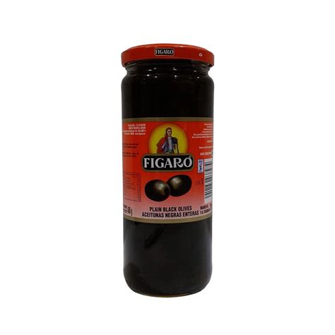 Figaro Plain Black Olives 270g