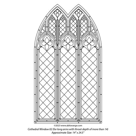 Cathedral Window 02 — A Bit Orange