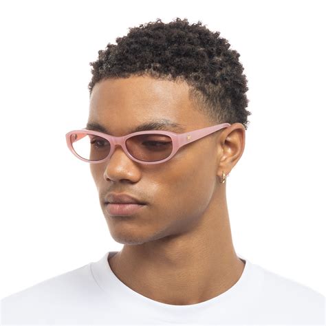 Dont Cha Cloud Pink Uni Sex Oval Sunglasses Le Specs Le Specs Intl