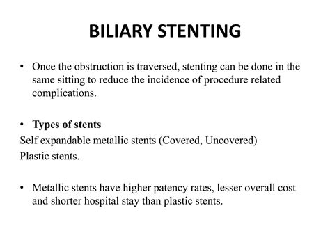 Biliary Drainage Pptx