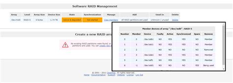 Openfiler Trouble Recovering Raid5 Array Homelab