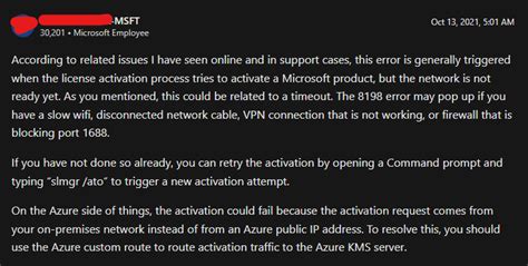 ive been having problems when security spp event id 8198 hits critical