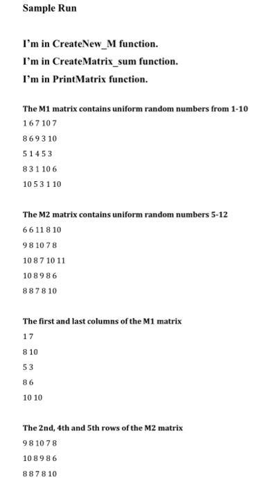 Solved I Should Creat The Code In Matlab According To The