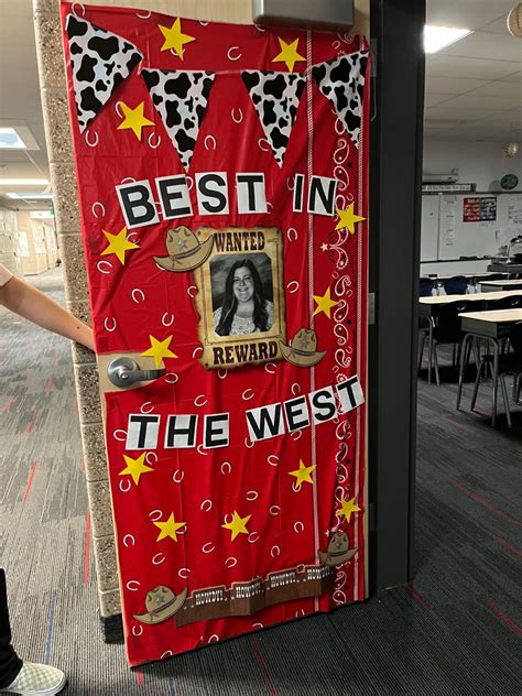 Western Theme Teacher Appreciation Door Teacher Appreciation Doors