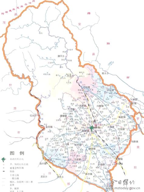 今日绵竹 【历史文脉】解密一张81年前手绘绵竹地图的前世今生