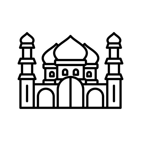 Mosque Vector Icon 13004595 Vector Art At Vecteezy
