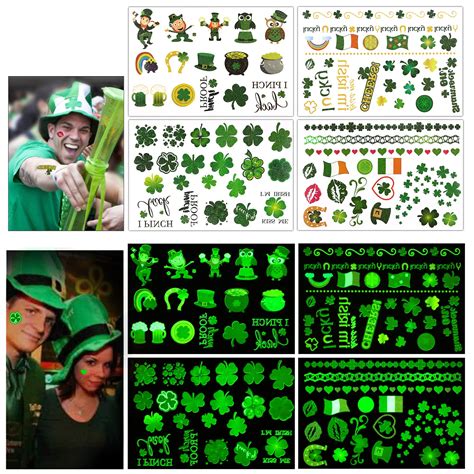 Irish Green Man Tattoos Notre Dame Fighting Irish 10 Piece Vibrant