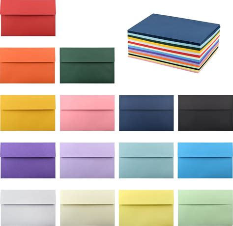 Vanra 150 Pack Colorful Envelopes For Invitations A9