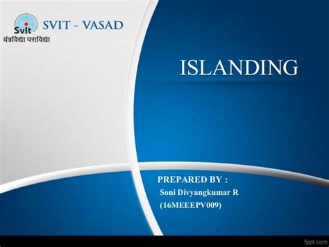 Islanding