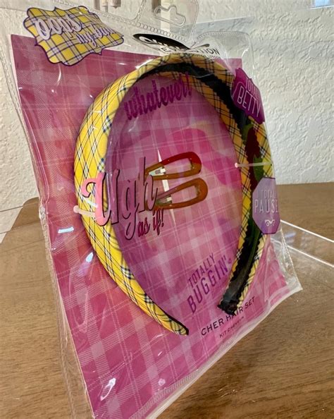 Clueless Headband And Clips Cher Hair Set Revolution Sorority