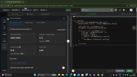 160daysofdsa problemsolving dsajourney codingchallenge gfg160