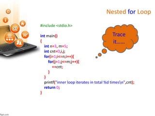 Spl Nested Loops In C Ppt