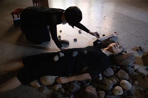 Eiko Otake And Margaret Leng Tan At Green Wood Cemetery Wendy Perron