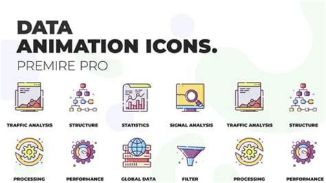 Data And Analyse User Interface Icons Elements Ft Data And Big Data Envato