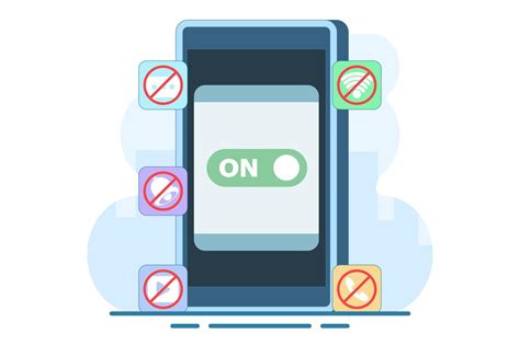 Concept Of Activating Do Not Disturb Mode On Screen Feature On Mobile Phone Or Device To Not