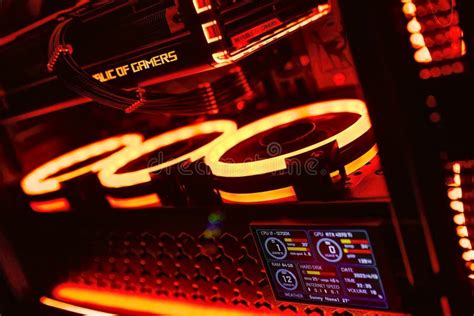 Personalize Your Gaming Pc With An Illuminated Internal Display Showing