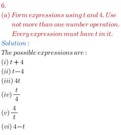 algebra solutions for exercise 11 3 class 6 ncert maths maths glow