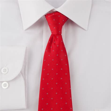 Red Tie White Shirt