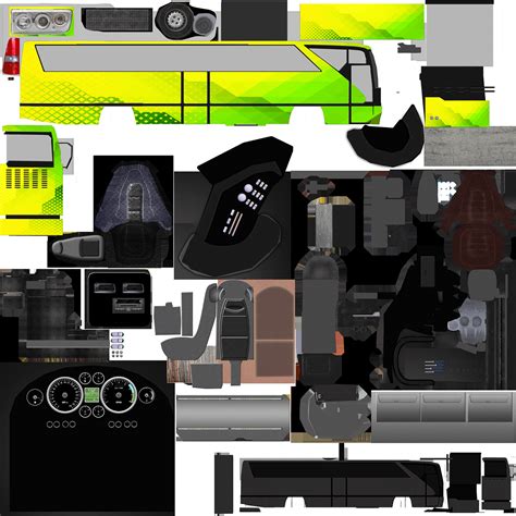 Bus Game Textures On Behance