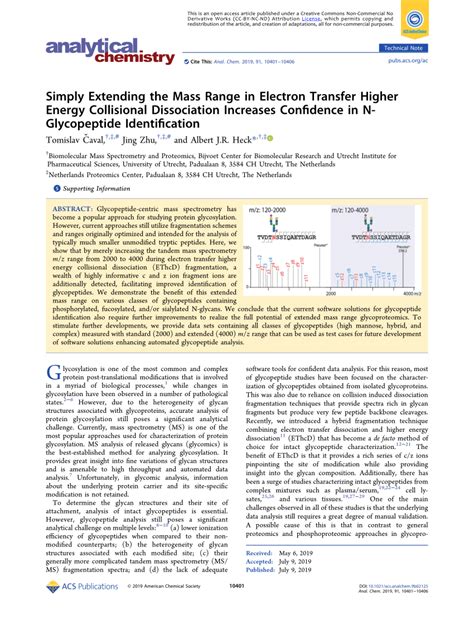 Pdf Simply Extending The Mass Range In Electron Transfer Higher
