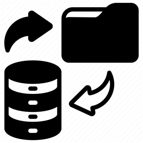Import Data Syncing Breaching Export Files Transfer Icon
