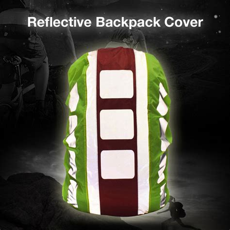 Badu Bg Светлоотразителна раница Капак за чанта за туризъм на открито езда къмпинг колоездене