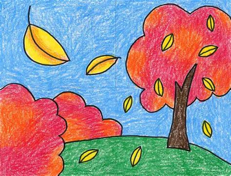 Autumn Drawing Easy Artofit