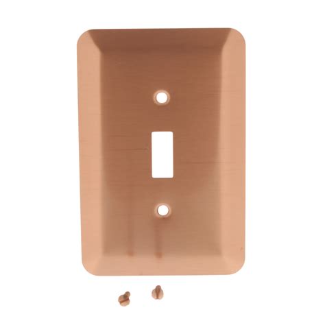 5 Leviton Jumbo Copper Metal Switch Covers Oversize Toggle Wallplates