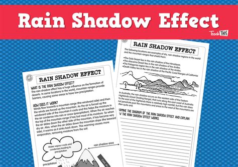 Rain Shadow Effect Pg2 Teacher Resources And Classroom Games