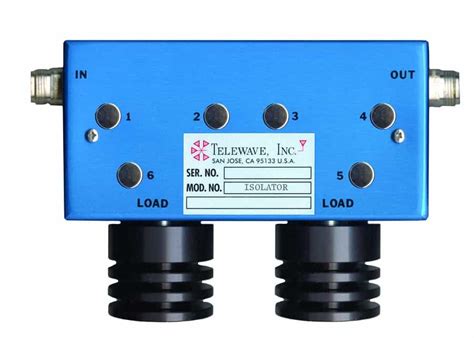 Dual Rf Isolator Telewave Inc