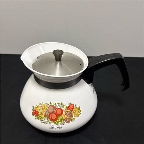 Kitchen Vintage Corning Ware Spice Of Life Teapot Poshmark