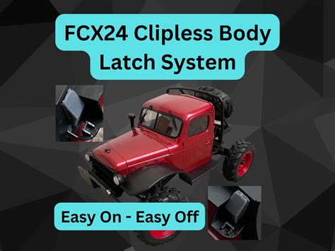 Clipless Body Latch System For Fcx24 Fine Laser Designs