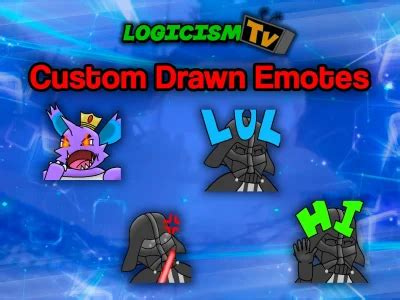 Custom Drawn Emotes For Twitch Youtube Or Discord Upwork
