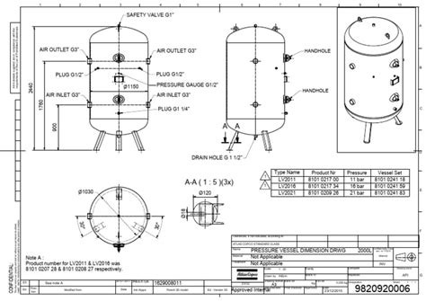 Lv2000 Dimension Drawing 9820920006 Ed01 Pdf Equipment Gas Technologies