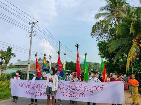 လောင်းလုံးမြို့နယ်တွင် တော်လှန်လူငယ်များက ဖက်ဆစ် စစ်တပ် ချေမှုန်းရေး ခ