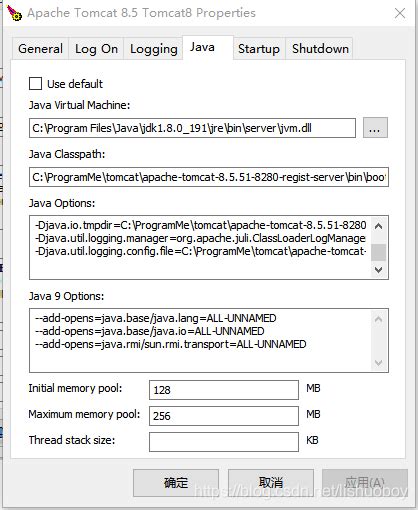 Tomcat8w中initial Memory Pool和miximuu Memory Pool的含义 Csdn博客