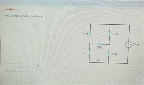 Solved Find I O In The Circuit In The Figure Chegg Com
