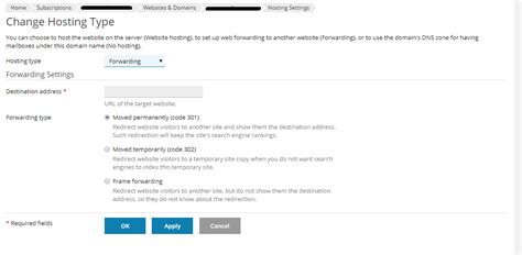 How To Forward Domain Or Redirect In Plesk Web Hosting Forum
