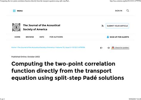 pdf computing the two point correlation function directly from the