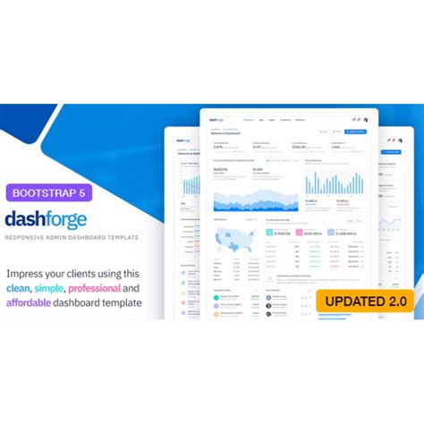 Jual Bootstrap 5 Dashforge V20 Responsive Admin Dashboard Html