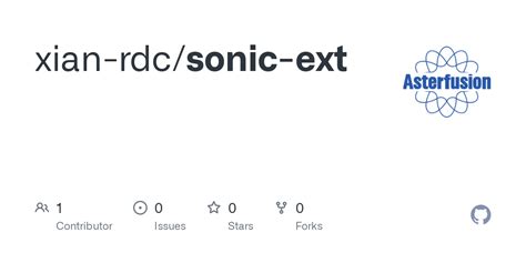 Github Xian Rdcsonic Ext