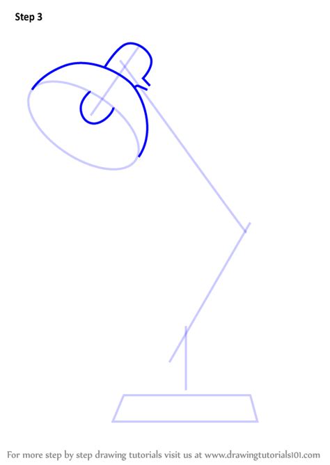 How To Draw Table Lamp Furniture Step By Step DrawingTutorials Com