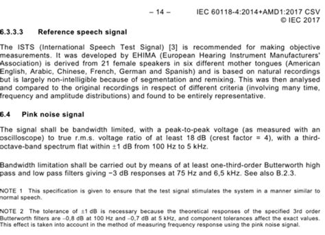Besides The Frequency Response Test Device Only Support Pink Noise